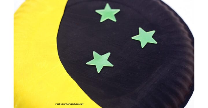 Paper Plate Moon Craft: How to Make for Stellar Fun- Rock Your Homeschool