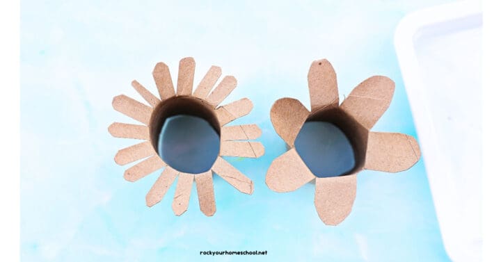 Toilet Paper Roll Stamp Flowers For Easy Painting With Kids - Rock Your ...