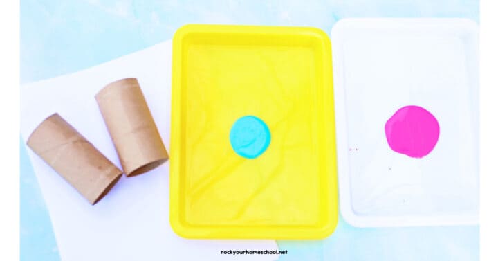 Toilet Paper Roll Stamp Flowers For Easy Painting With Kids - Rock Your ...