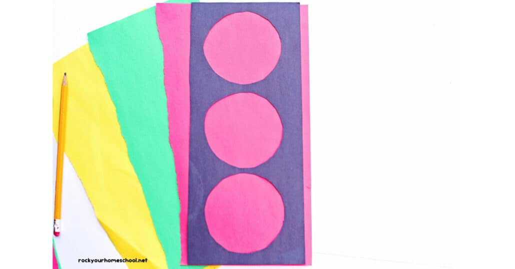 Traffic Light Craft For Kids: How To Make With Torn Paper- Rock Your ...