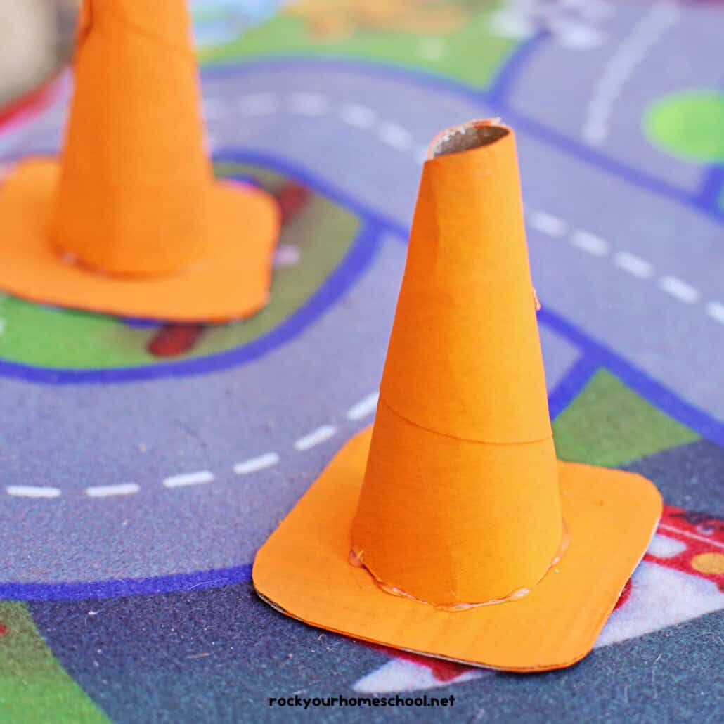 Traffic Cone Craft: How to Make for Terrific Fun- Rock Your Homeschool