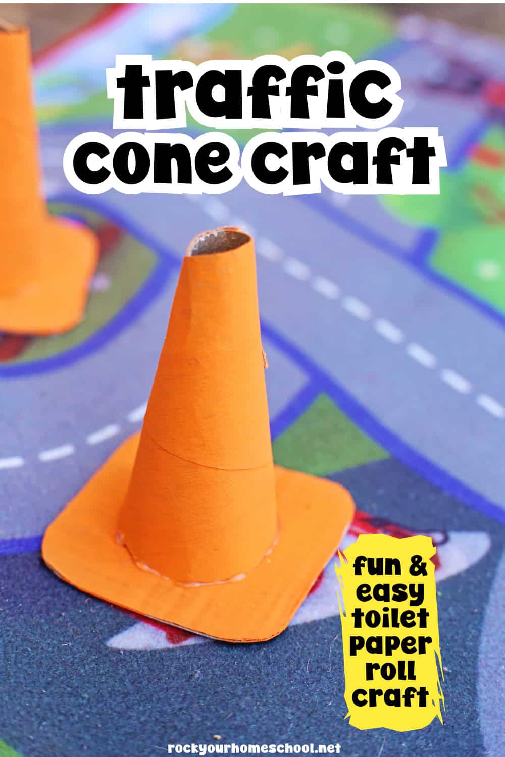 Traffic Cone Craft: How to Make for Terrific Fun- Rock Your Homeschool