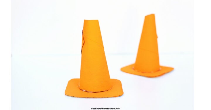 Traffic Cone Craft: How to Make for Terrific Fun- Rock Your Homeschool