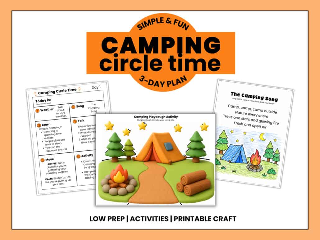 16 Free Camping Printables for Kids with Easy And Fun Activities- Rock ...