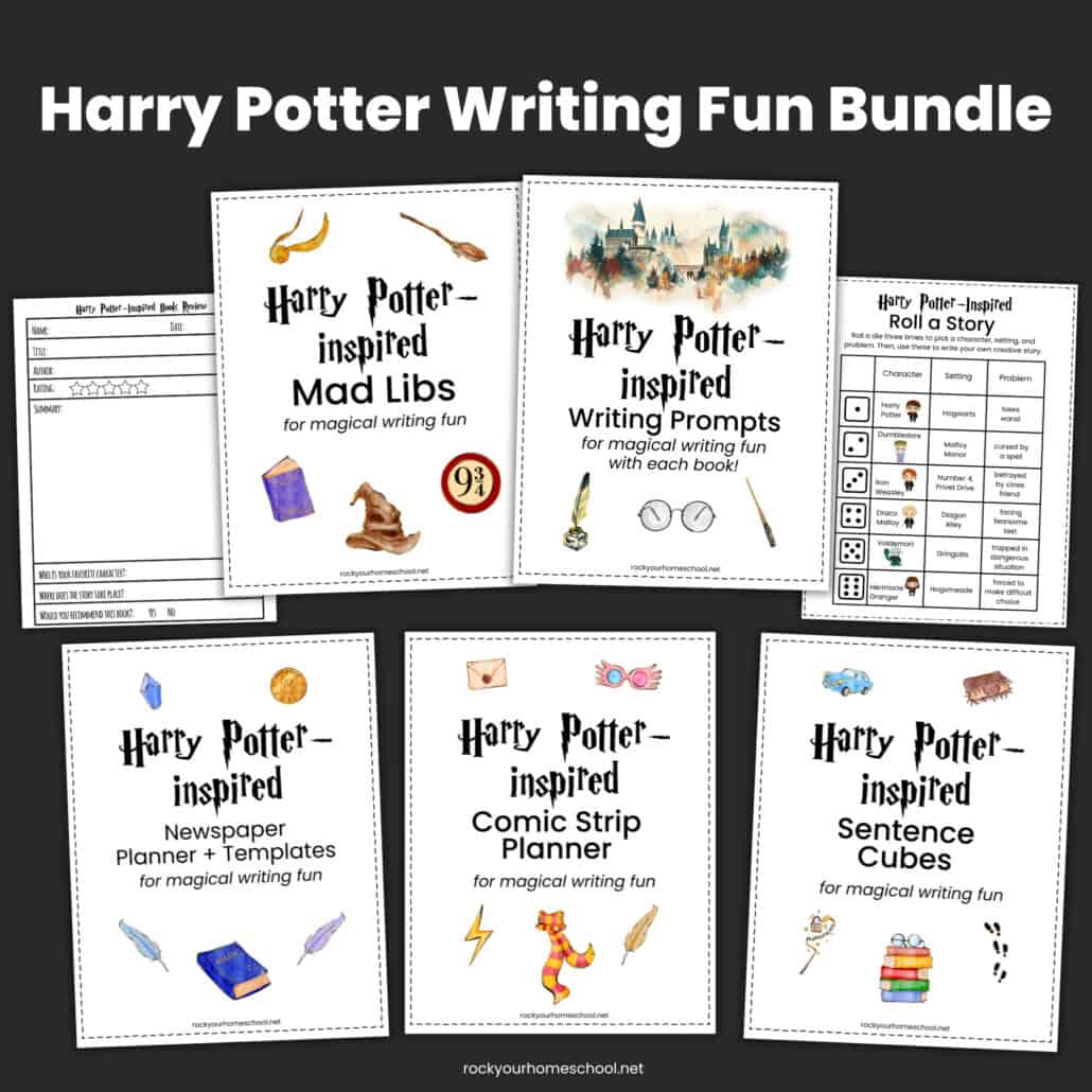 Harry Potter Writing Fun Bundle - Rock Your Homeschool