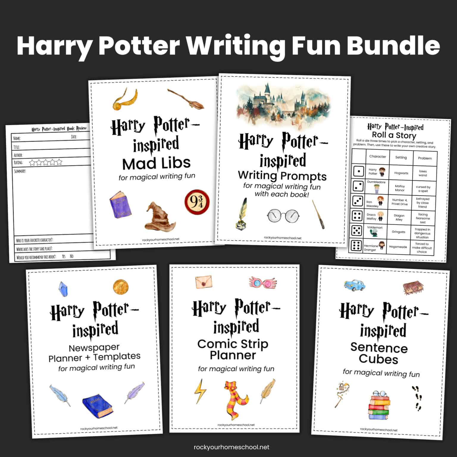 Harry Potter Writing Fun Bundle - Rock Your Homeschool