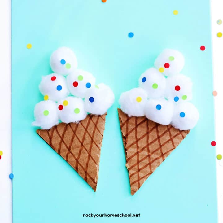 Ice Cream Cone Craft: How To Make for Sweet Fun- Rock Your Homeschool