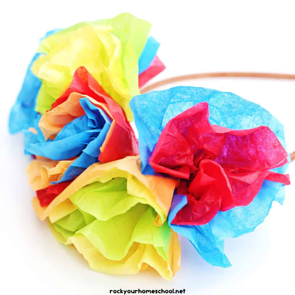 Tissue Paper Fiesta Flowers: How to Make & Ideas for Using- Rock Your ...
