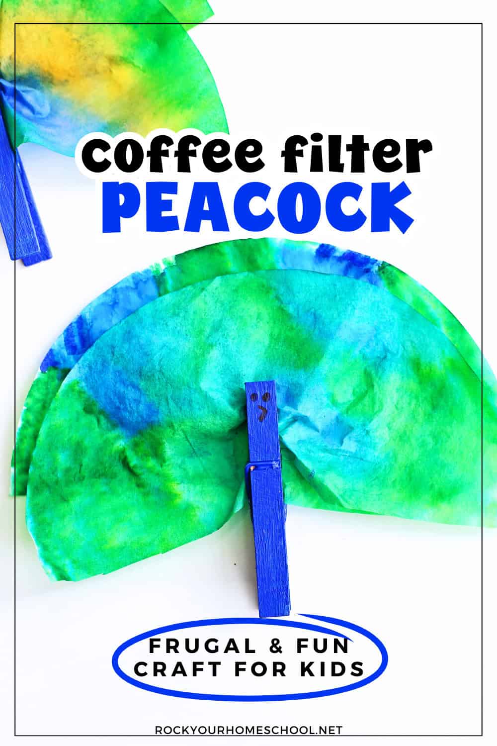 Coffee Filter Peacock: How to Make This Cute & Colorful Craft - Rock ...