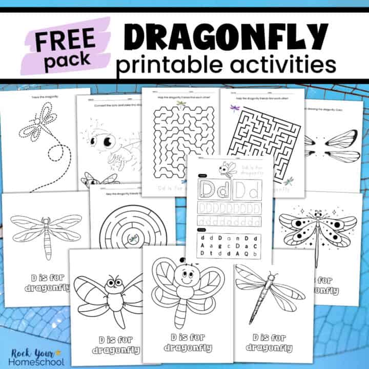 Dragonfly Printables for Kids to Learn and Enjoy (12 Free) - Rock Your ...