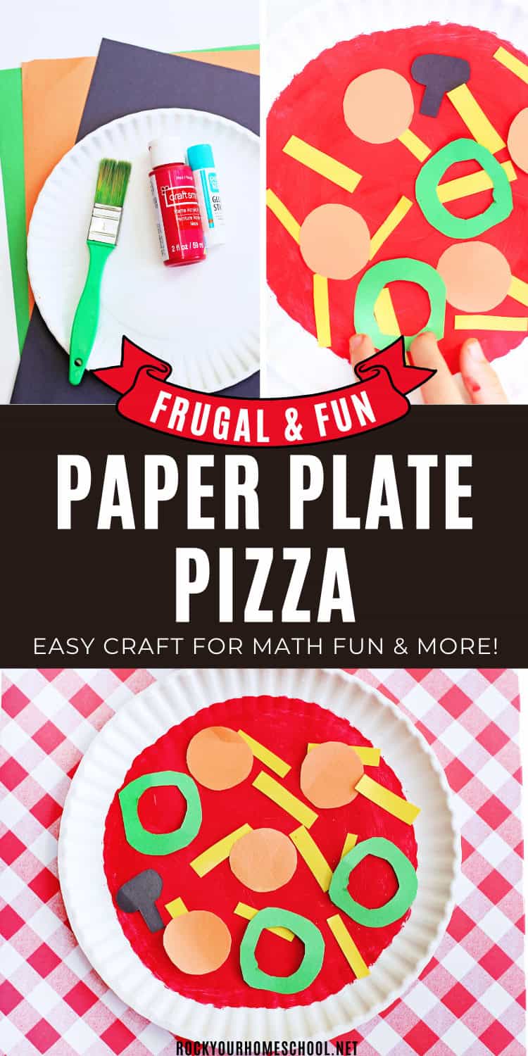 Paper Plate Pizza Craft: How to Make with Kids (Free Template)- Rock ...