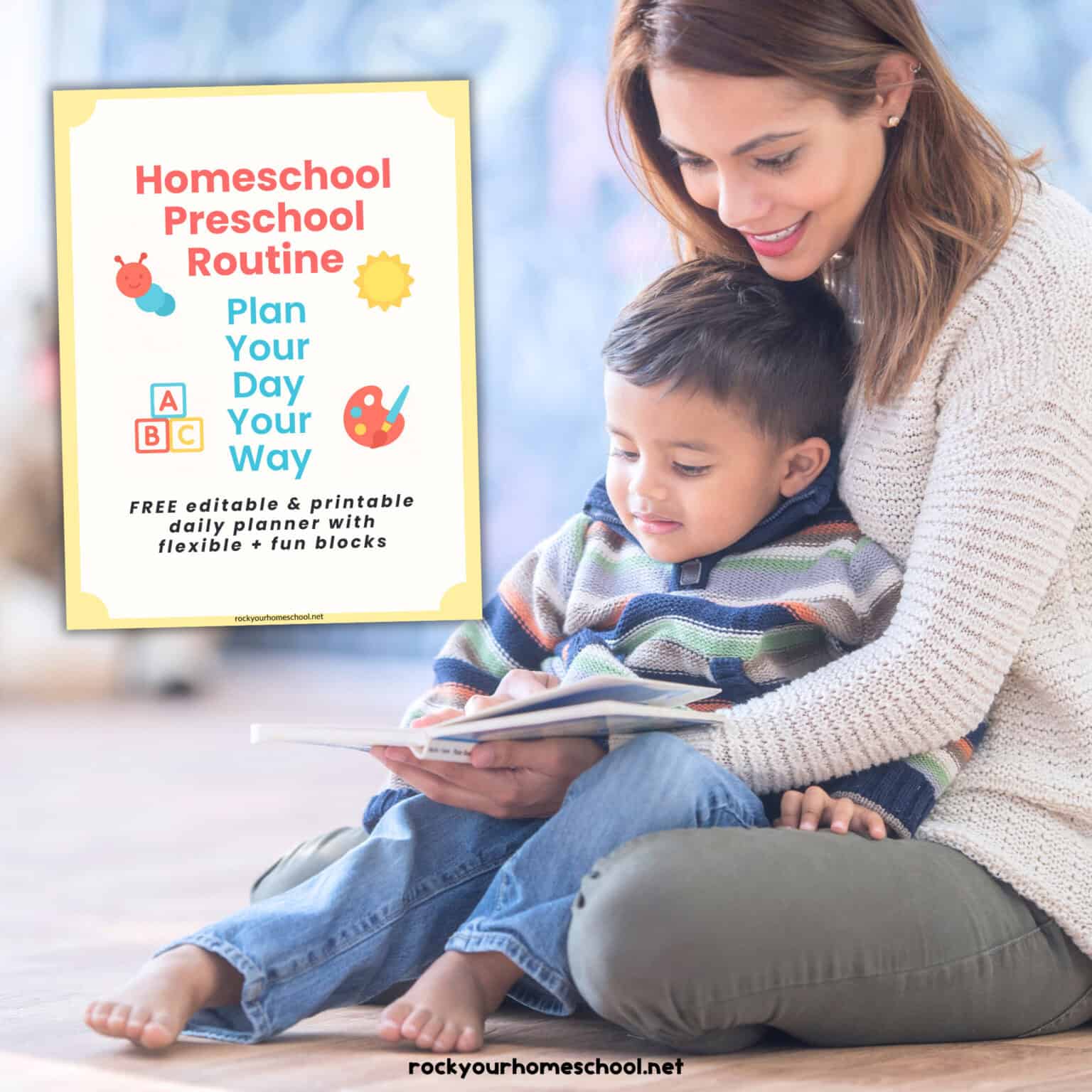 How to Create a Fun & Relaxed Homeschool Preschool Routine- Rock Your ...