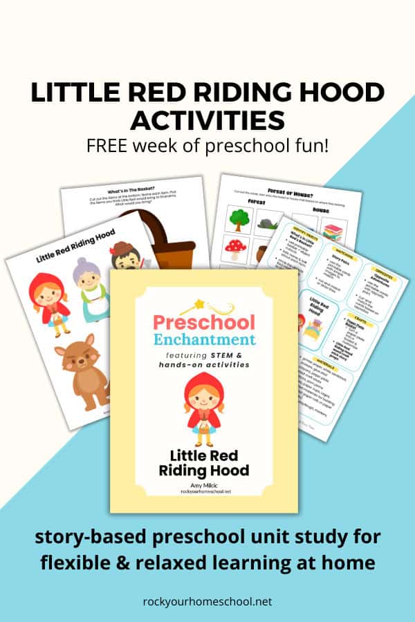 Little Red Riding Hood Activities for Magical Learning Fun (Free)- Rock ...