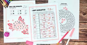 Axolotl Printables: How to Enjoy These Fun Activities (Free)- Rock Your ...
