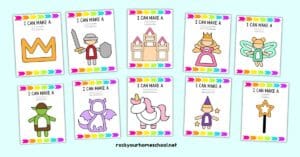 Fairy Tale Playdough Mats: How To Use For Fun (10 Free) - Rock Your ...