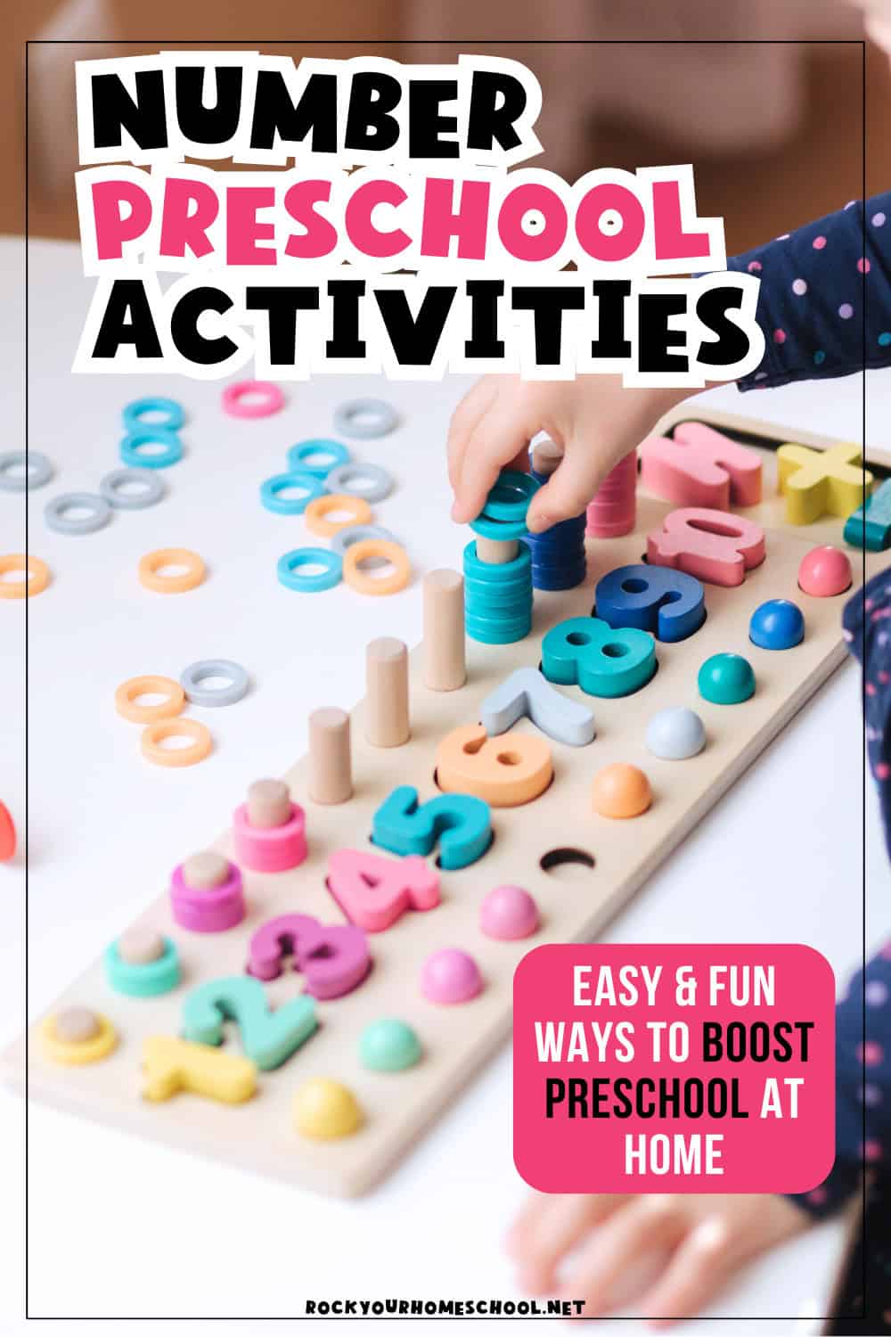Number Preschool Activities: How To Use For Basic Math Fun- Rock Your ...