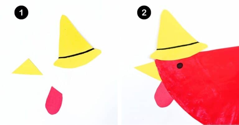 Little Red Hen Craft: How to Make with Paper Plate- Rock Your Homeschool