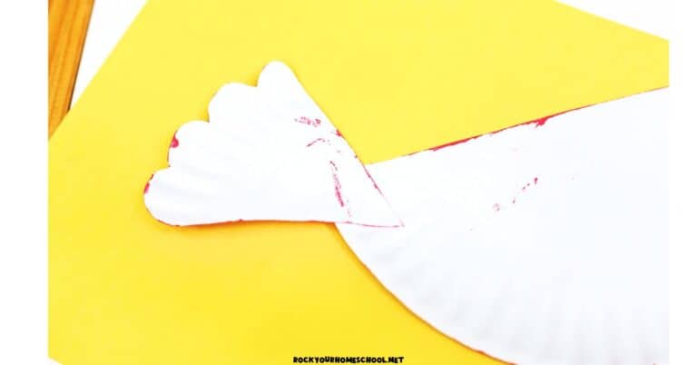 Little Red Hen Craft: How to Make with Paper Plate- Rock Your Homeschool
