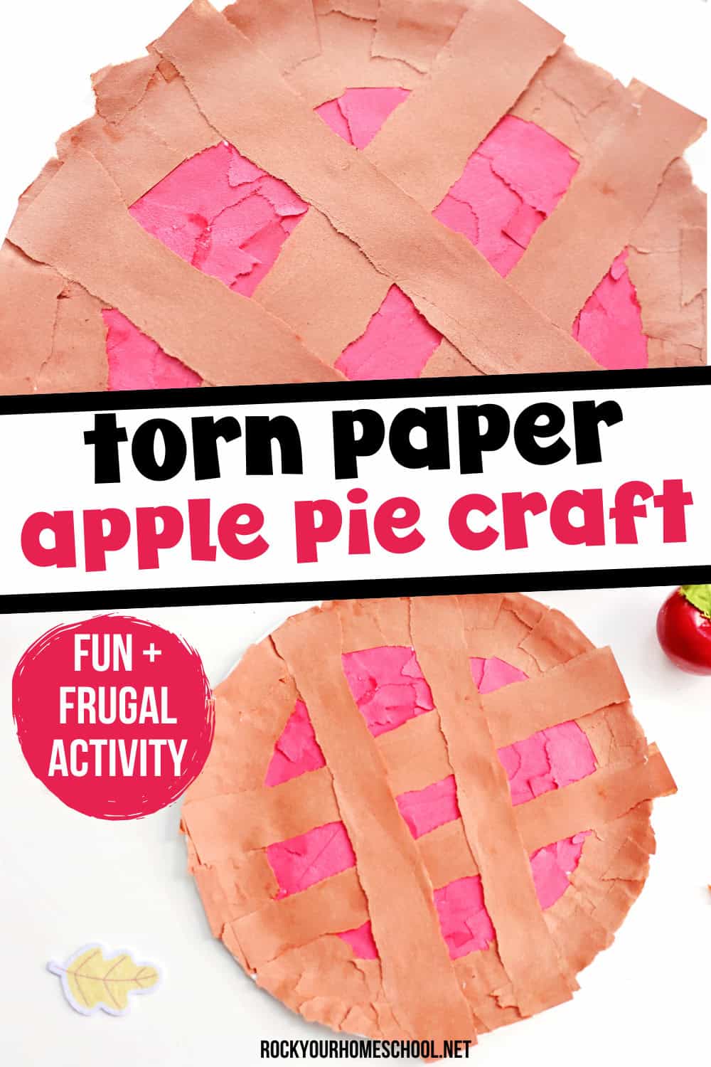 Apple Pie Craft: How to Make with a Paper Plate - Rock Your Homeschool