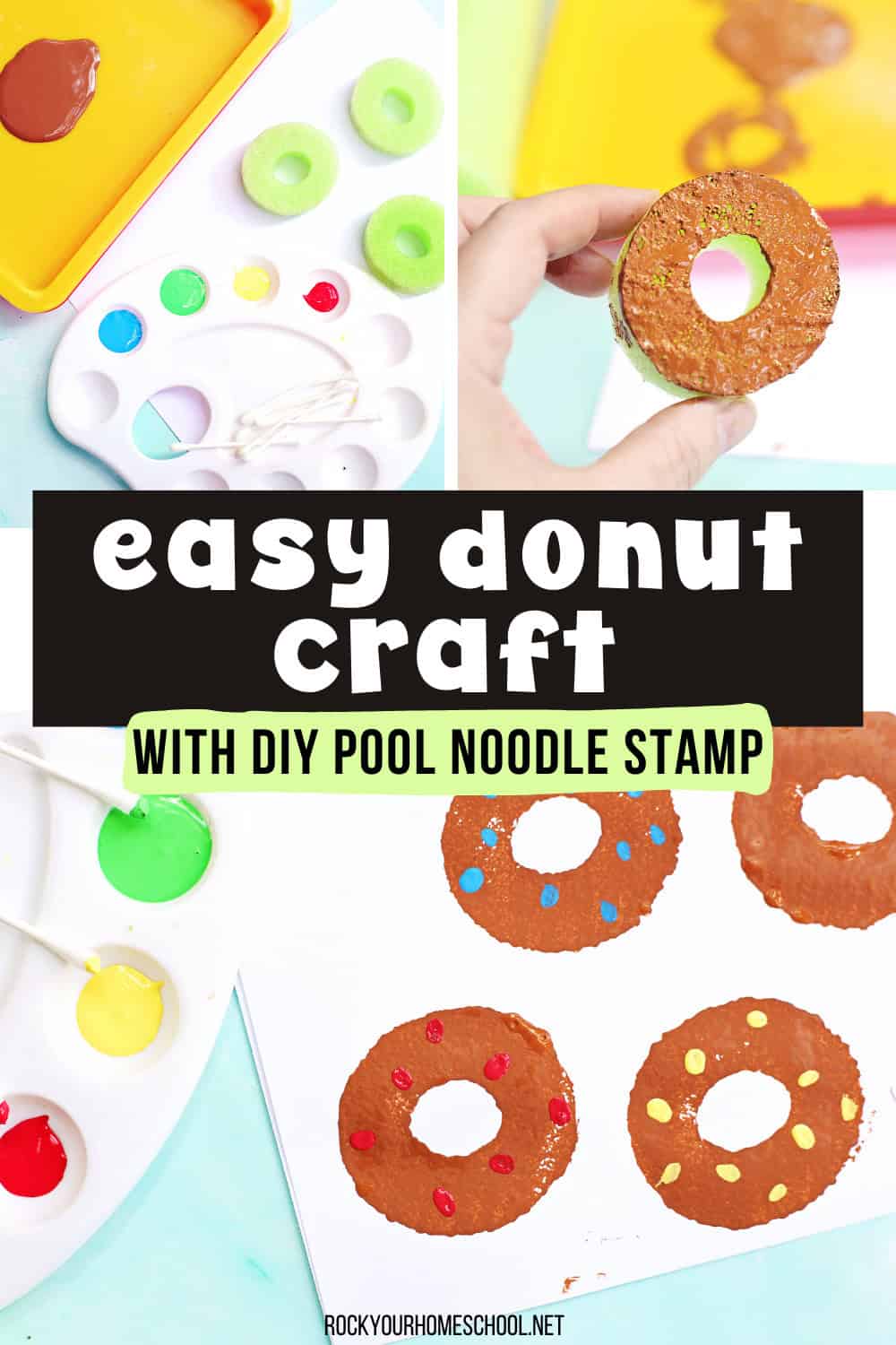 Easy Donut Craft For Kids: How To Make With A Pool Noodle- Rock Your ...