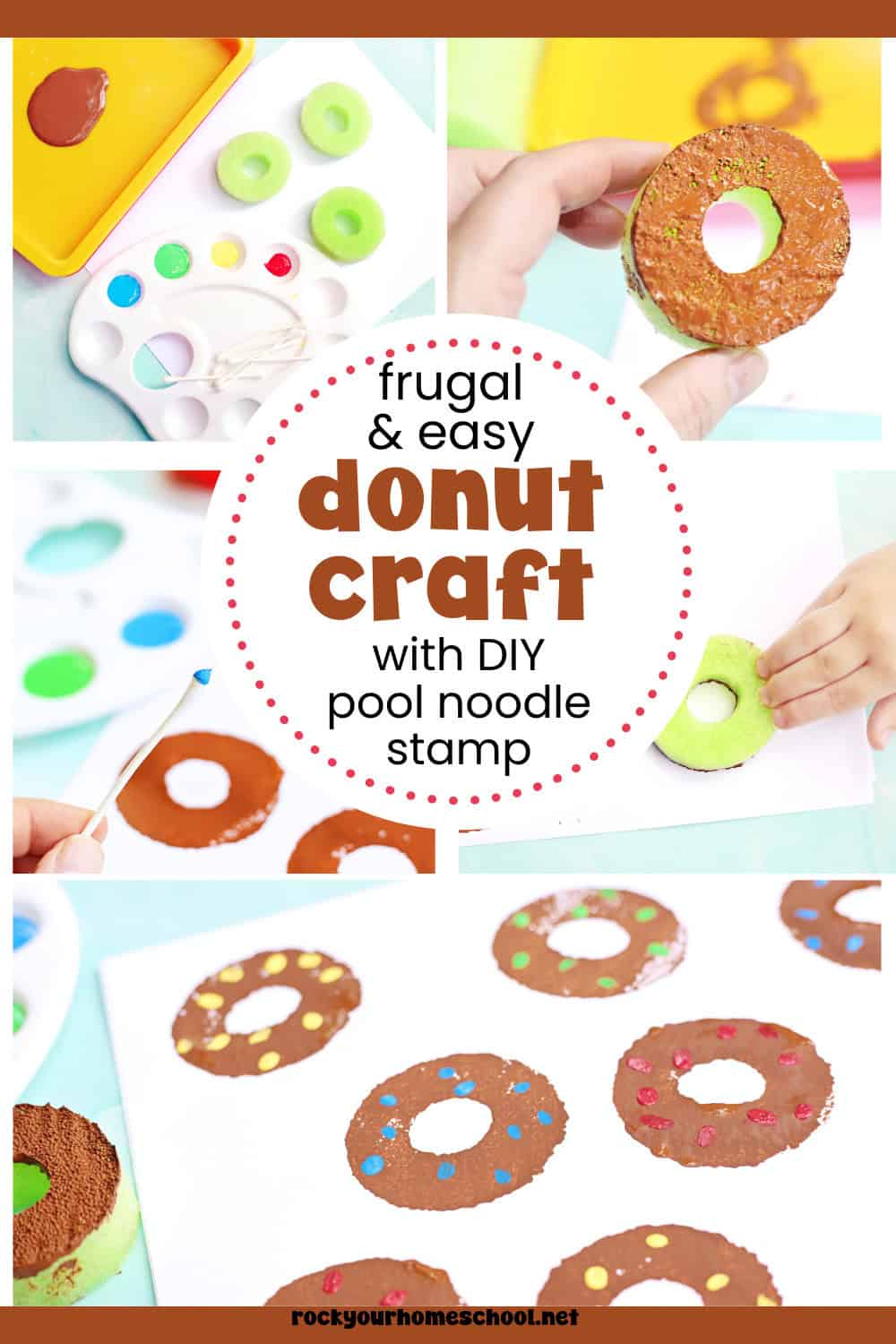 Easy Donut Craft For Kids: How To Make With A Pool Noodle- Rock Your ...