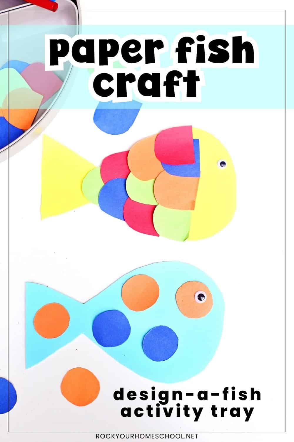 Easy Paper Fish Craft for Frugal and Fun Activity- Rock Your Homeschool