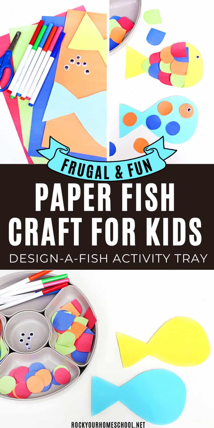 Easy Paper Fish Craft for Frugal and Fun Activity- Rock Your Homeschool