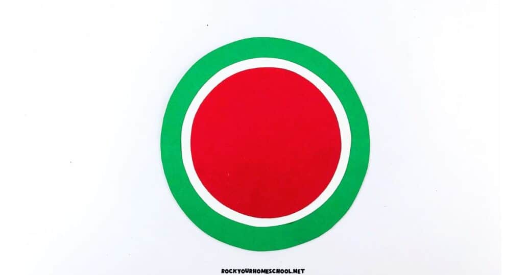 Paper Watermelon Craft That Rocks Back & Forth (Free Template) - Rock ...