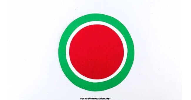 Paper Watermelon Craft That Rocks Back & Forth (Free Template) - Rock ...