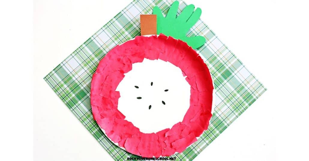 Torn Paper Apple Craft: How To Make & Enjoy with Kids- Rock Your Homeschool