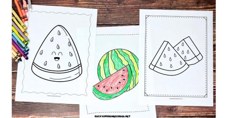 Watermelon Printables with Fun Activities for Kids (Free) - Rock Your ...