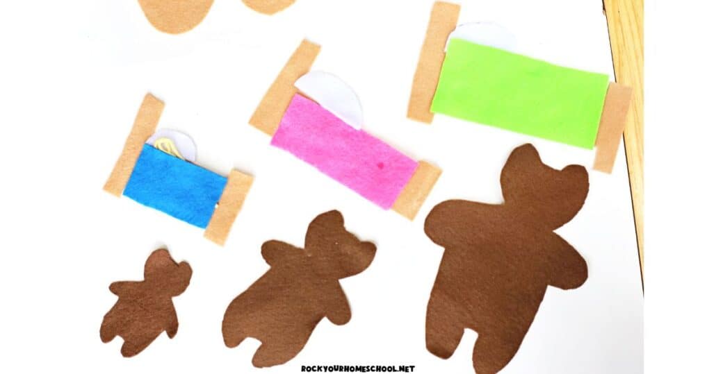 Goldilocks and the Three Bears Activity for Easy Hands-On Fun- Rock ...