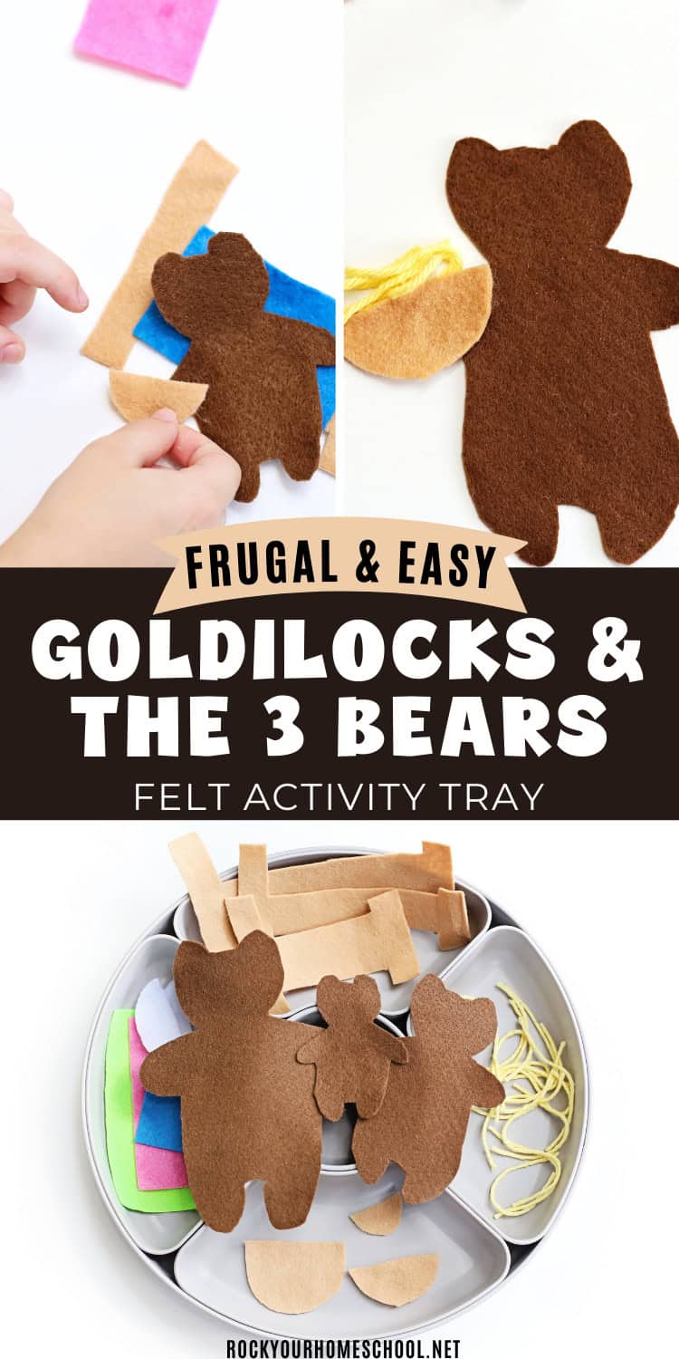 Goldilocks and the Three Bears Activity for Easy Hands-On Fun- Rock ...