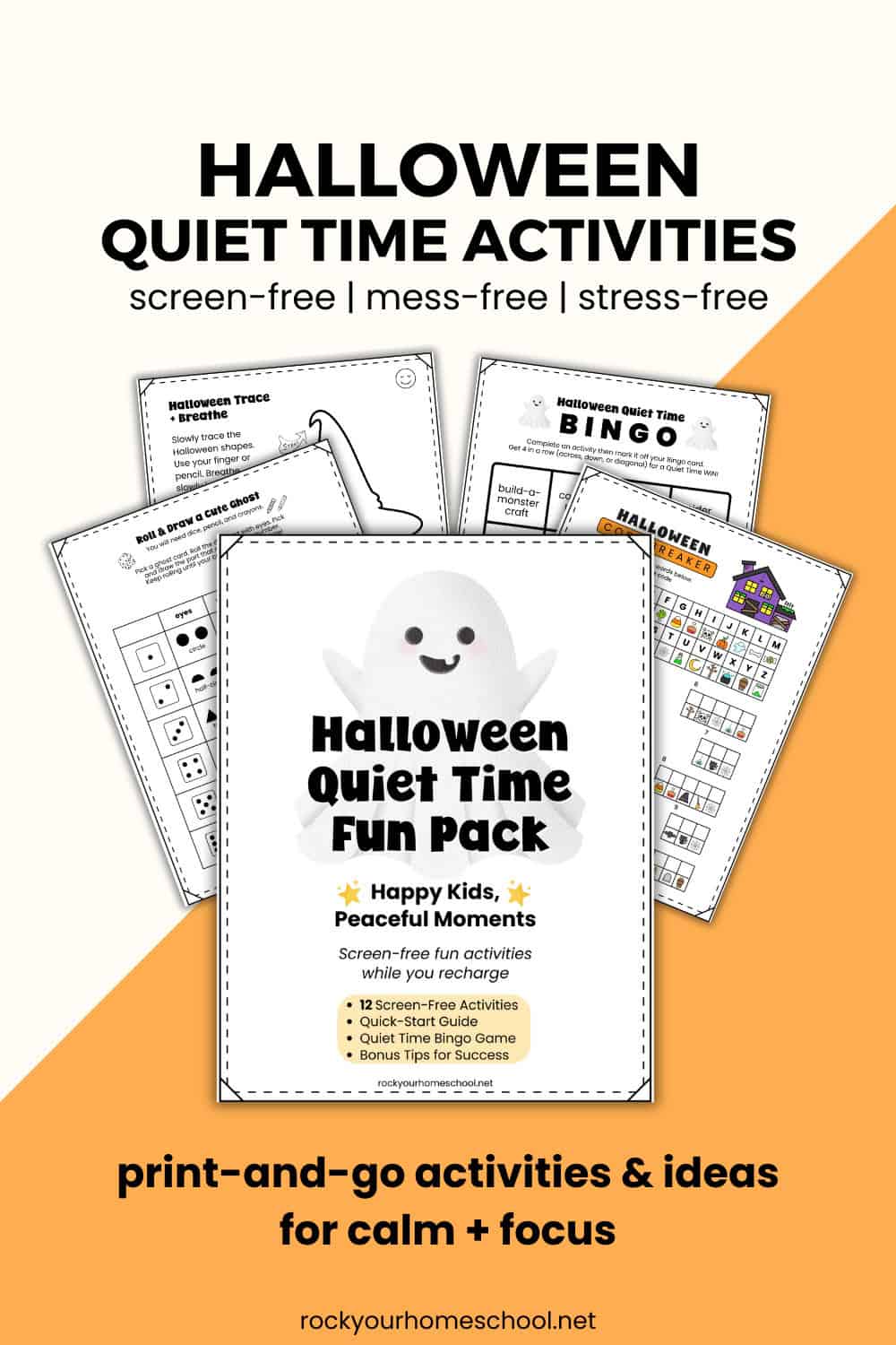 Halloween Quiet Time Fun Pack- Rock Your Homeschool
