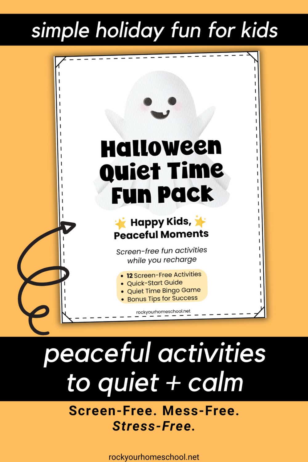 Halloween Quiet Time Fun Pack- Rock Your Homeschool