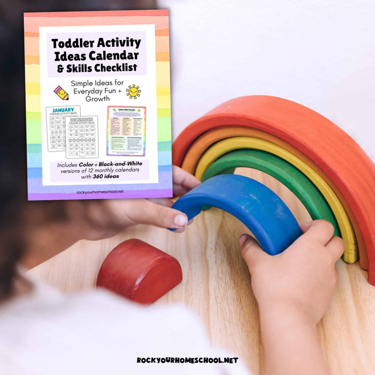 Toddler Activity Ideas For Year Of Fun (Free Calendar + Checklist ...