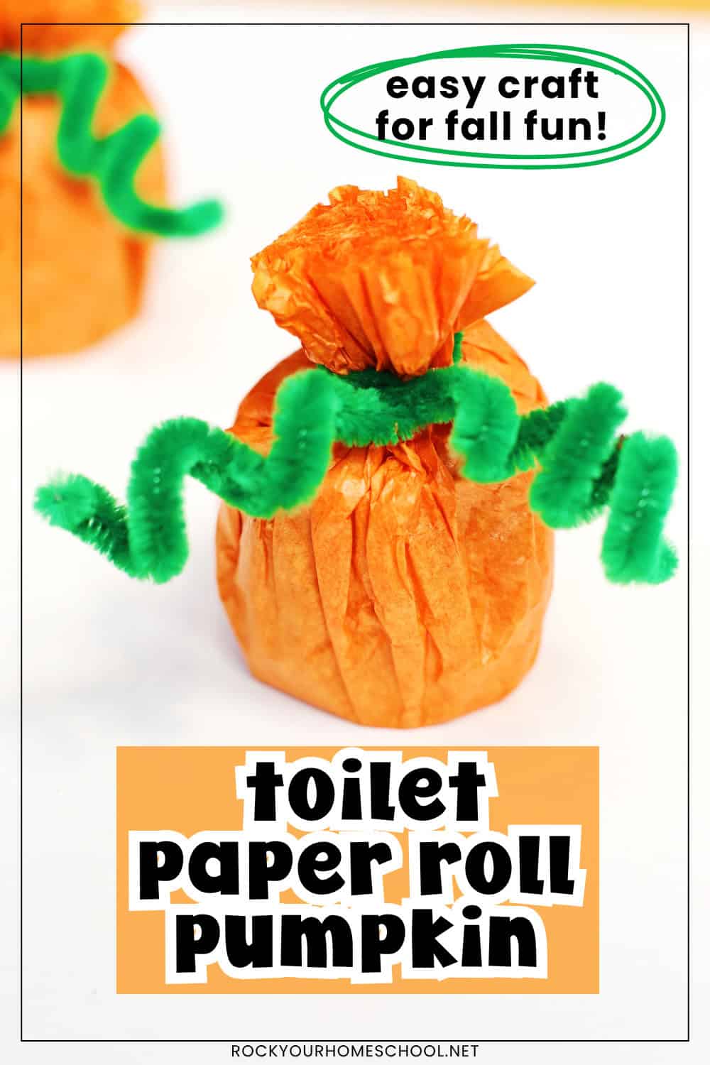 Toilet Paper Roll Pumpkin Craft: How To Easily Make With Kids- Rock ...