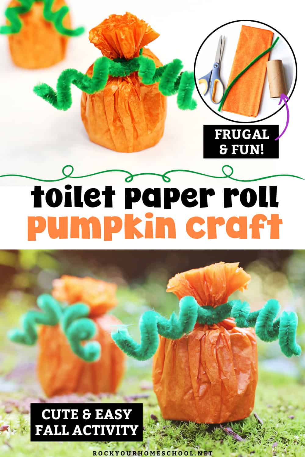 Toilet Paper Roll Pumpkin Craft: How To Easily Make With Kids- Rock ...