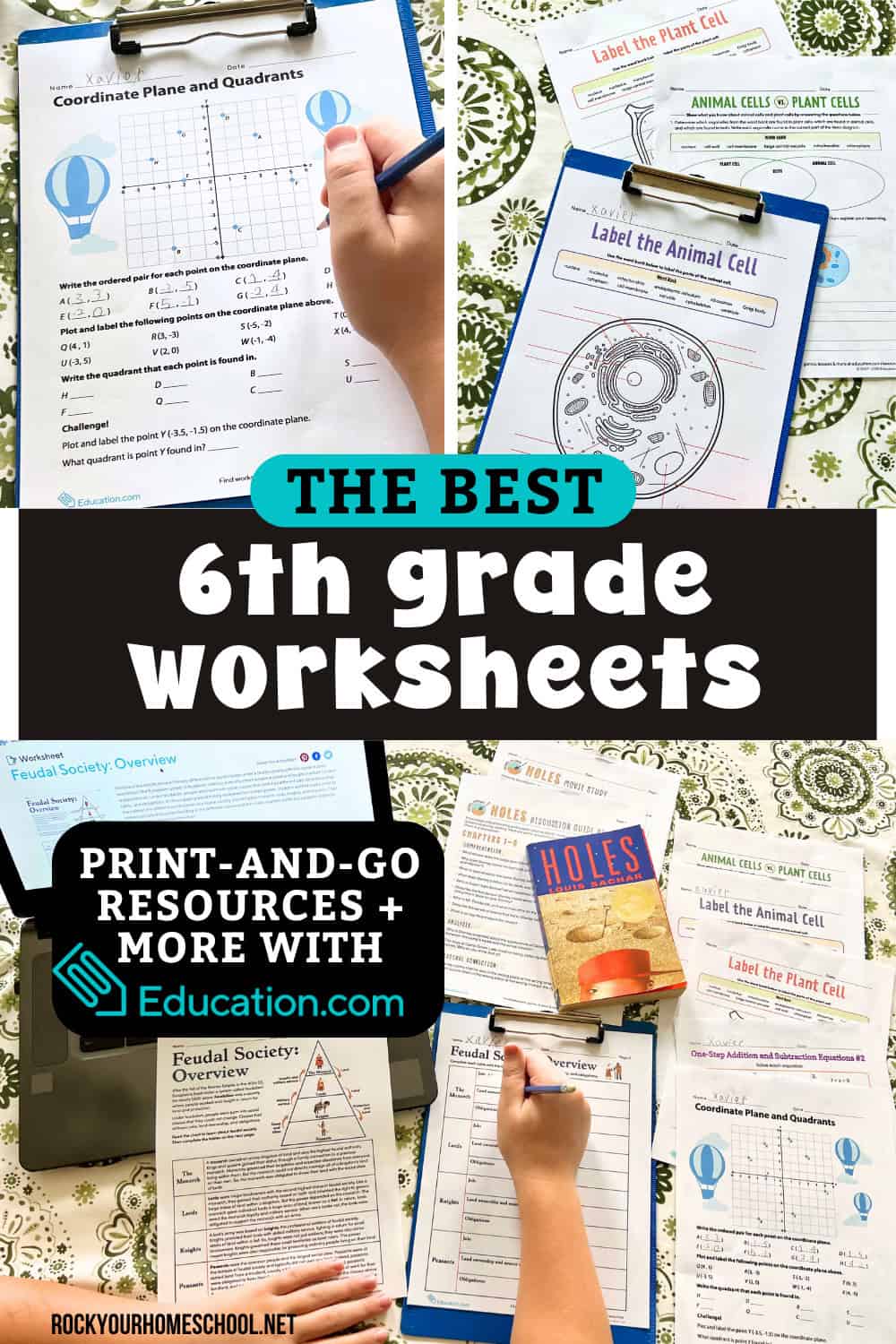 Best 6th Grade Worksheets To Easily Boost Learning At Home - Rock Your ...