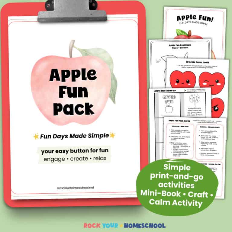 Apple Life Cycle Printable Activity for Learning Fun (Free)- Rock Your ...