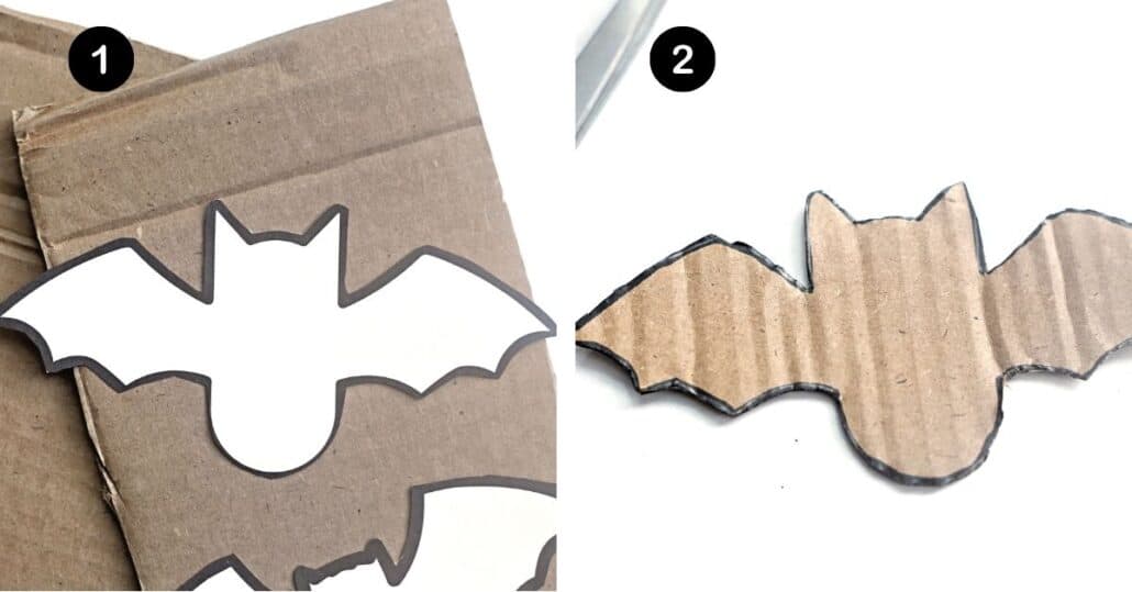 Easy Bat Craft Made With Yarn [Free Template] - Rock Your Homeschool