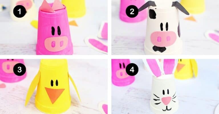 Paper Cup Animals: Cute and Easy Crafts for Kids - Rock Your Homeschool