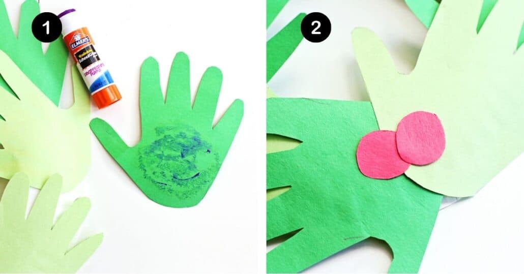 Cute and Easy Christmas Handprint Wreath Craft for Kids - Rock Your ...