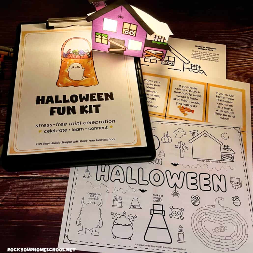 Halloween Fun Kit for Kids - Rock Your Homeschool