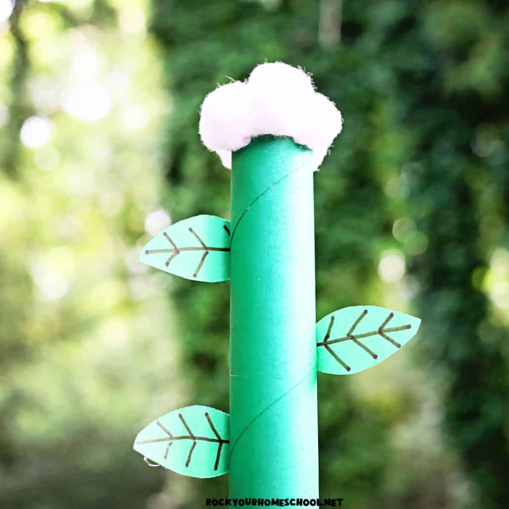 Jack And The Beanstalk Craft For Easy Fairy Tale Fun- Rock Your Homeschool