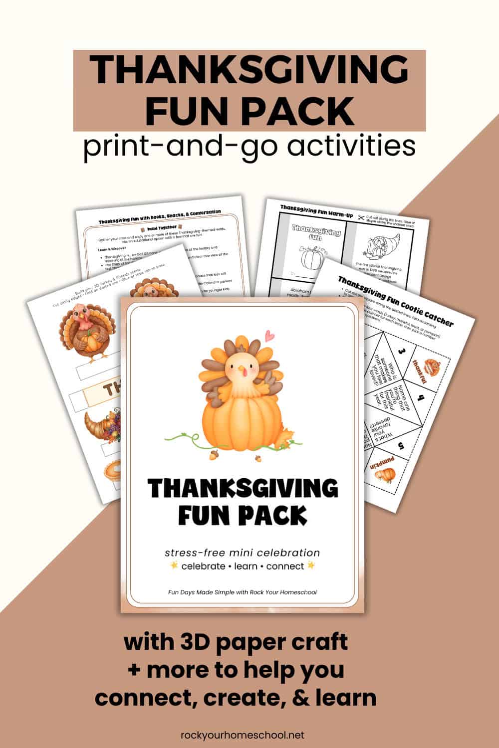 Thanksgiving Fun Pack- Rock Your Homeschool