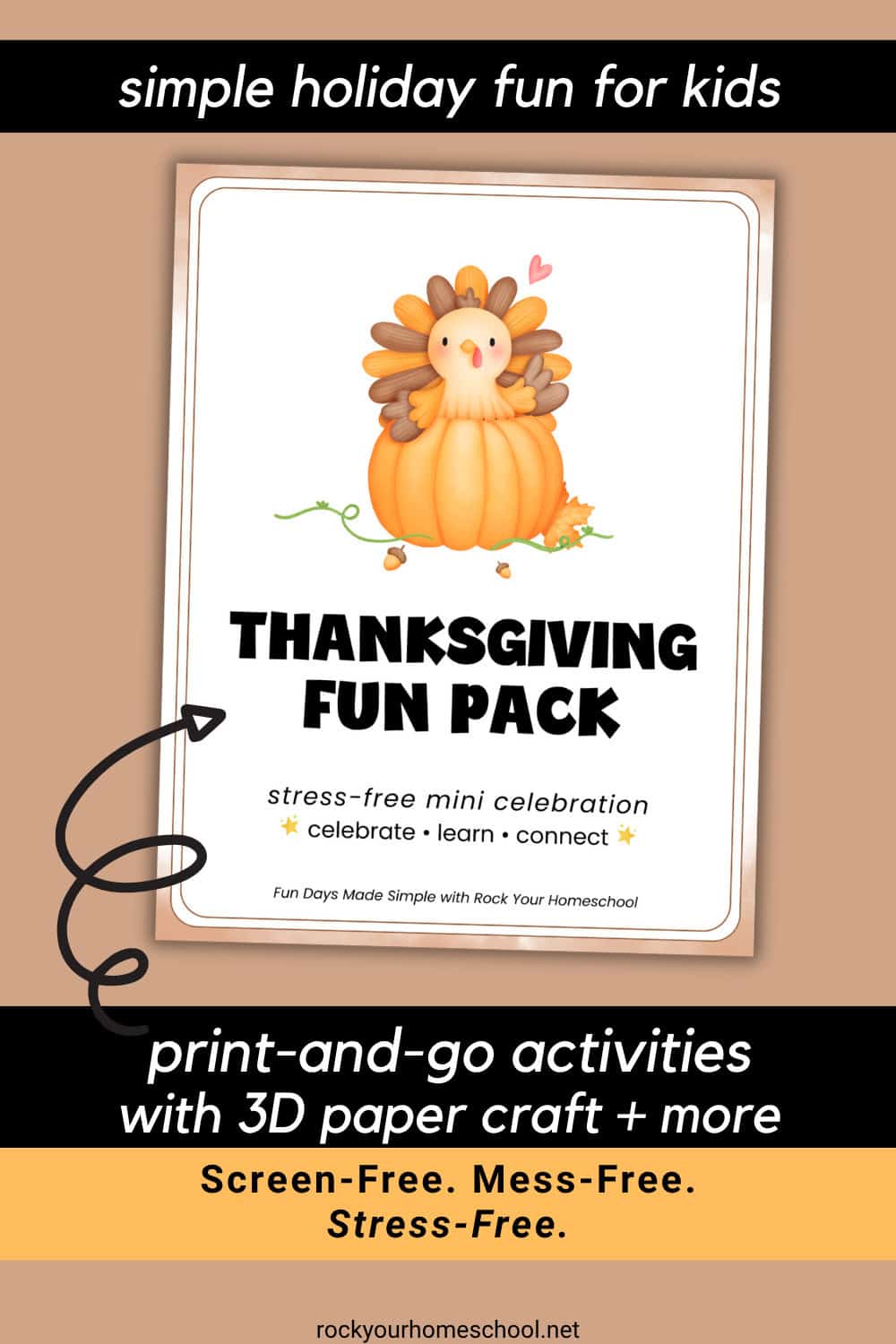 Thanksgiving Fun Pack- Rock Your Homeschool