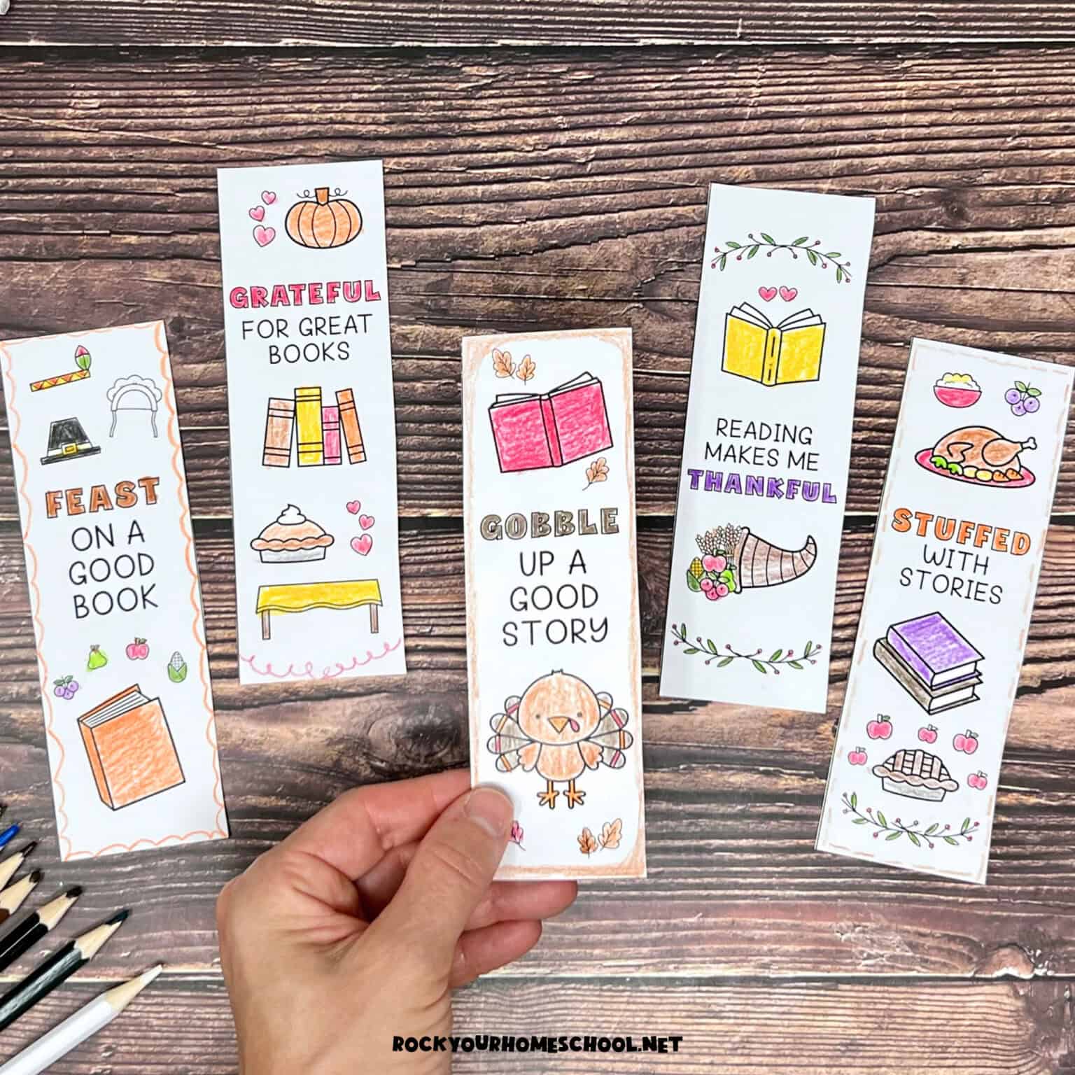 Free Thanksgiving Bookmarks For Kids To Color And Enjoy - Rock Your ...