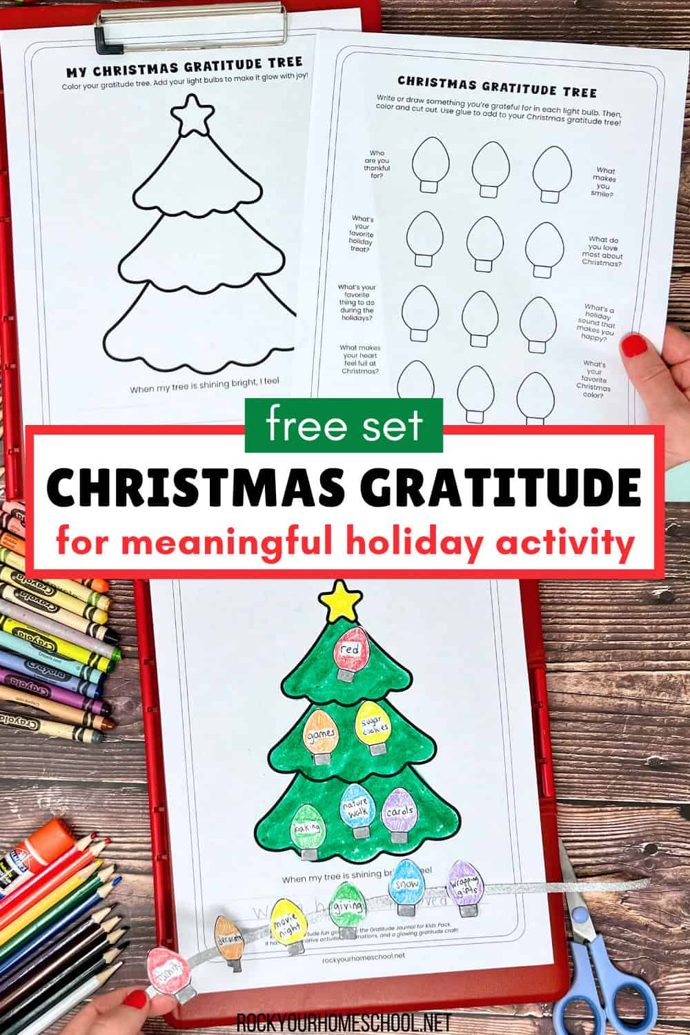 Christmas Gratitude Tree For Kids (Free Printable Activity)- Rock Your ...