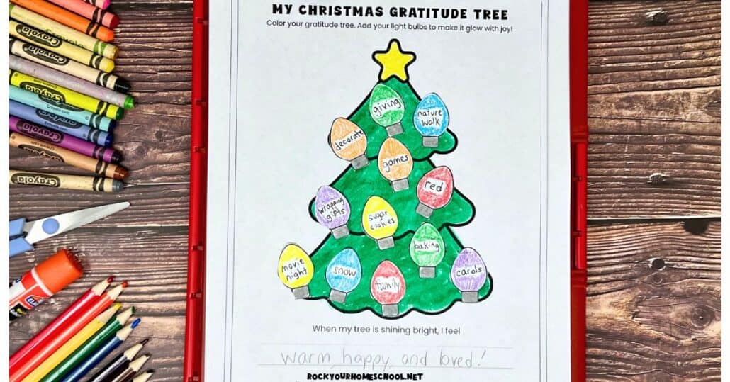 Christmas Gratitude Tree For Kids (Free Printable Activity)- Rock Your ...
